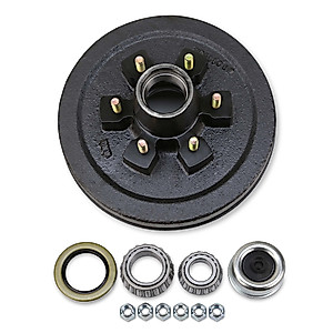 LIBRA One New LIBRA 12" X 2" Trailer Brake Drum Kit 6 on 5.5" B.C. for 5200-6000 Lbs Axle - 22003K