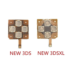 for New 3DS Direction Cross Button Left Keyboard with Flex Cable for Nintendo New 3DS / New 3DS XL LL D-Pad Button Board (New 3DS)