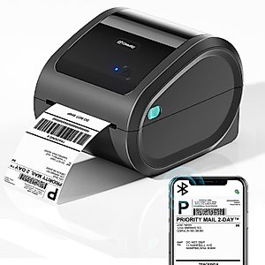 Omezizy Bluetooth Thermal Label Printer 4x6 - D520BT Thermal Shipping Label Printer for Small Business, Wireless Label Printer for Shipping Packages, Compatible with USPS, Shopify, Amazon