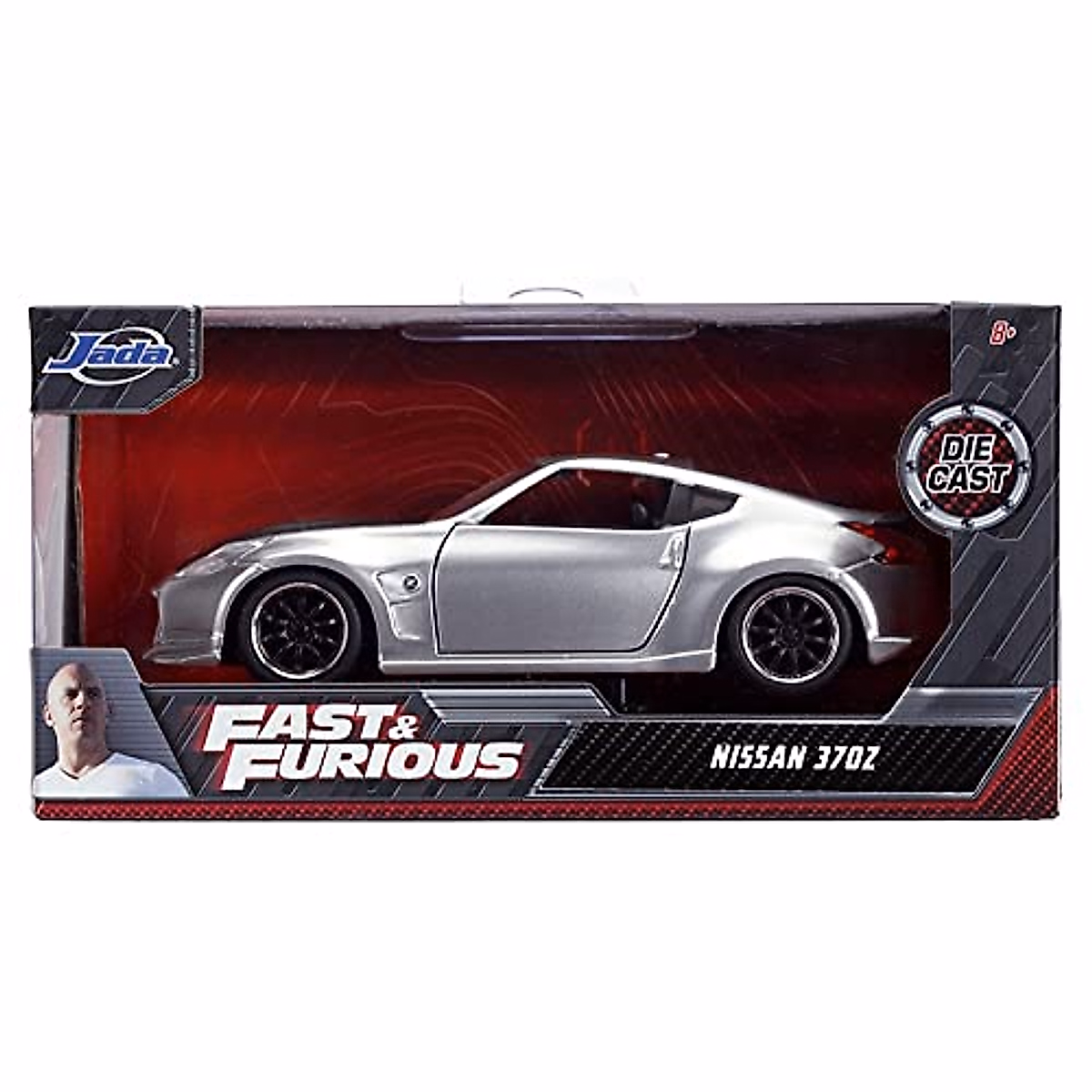 Jada Toys Fast & Furious 2009 Nissan 370Z 1:32 Scale Die-cast Vehicle, Silver