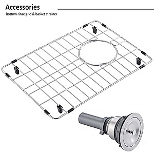 Bar Sink Undermount 12x16 Stainless Steel-Wesliv 12 Inch Undermount Stainless Steel Bar Sink Small Wet Bar Sink 16 Gauge Stainless Steel Single Bowl Bar Sink with Bottom Grid