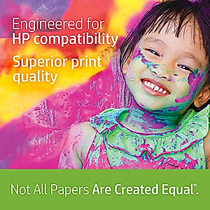 HP Color Inkjet & Laser Paper, 24 lbs, 8.5 x11-Inch Letter, 97 Bright, 400 Sheets (202040)