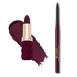 Milani Color Fetish Lipstick and Understatement Lipliner Bundle - Dahlia & Brazenberry