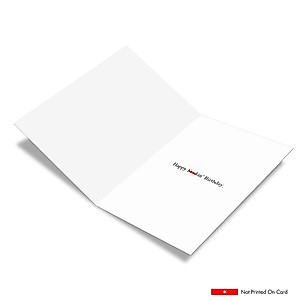 NobleWorks - 1 Happy Birthday Card Funny - Cartoon Humor for Birthdays, Stationery Joke (Buyer Discretion Advised) - Be a Stripper 4352