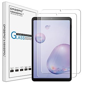 Orzero (2 Pack) Tempered Glass Screen Protector Compatible for Samsung Galaxy Tab A 8.4 (2020) SM-T307, 9 Hardness HD Anti-Scratch Full-Coverage Bubble Free