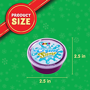 JOYIN 2023 Christmas Advent Calendar 24 Day with 16 DIY Slime, Foam Balls, Fruit Slices, Rainbow Soft Clay Decor and Glow in The Dark Powder for Kids Party Favors, Classroom Prizes, Xmas Gift