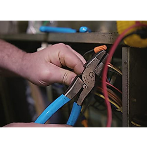 Channellock 369 9.5-Inch Lineman's Pliers | Xtreme Leverage Technology (XLT) Requires Less Force to Cut than Other High-Leverage Models | Forged from High Carbon Steel | Made in the USA, Blue Handle
