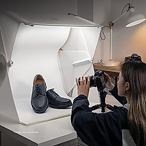 Foldio3 | 25" Portable Product Photo Studio Light Box with Dimmable LED Light | ORANGEMONKIE | World 1st All-in-one Photo Studio
