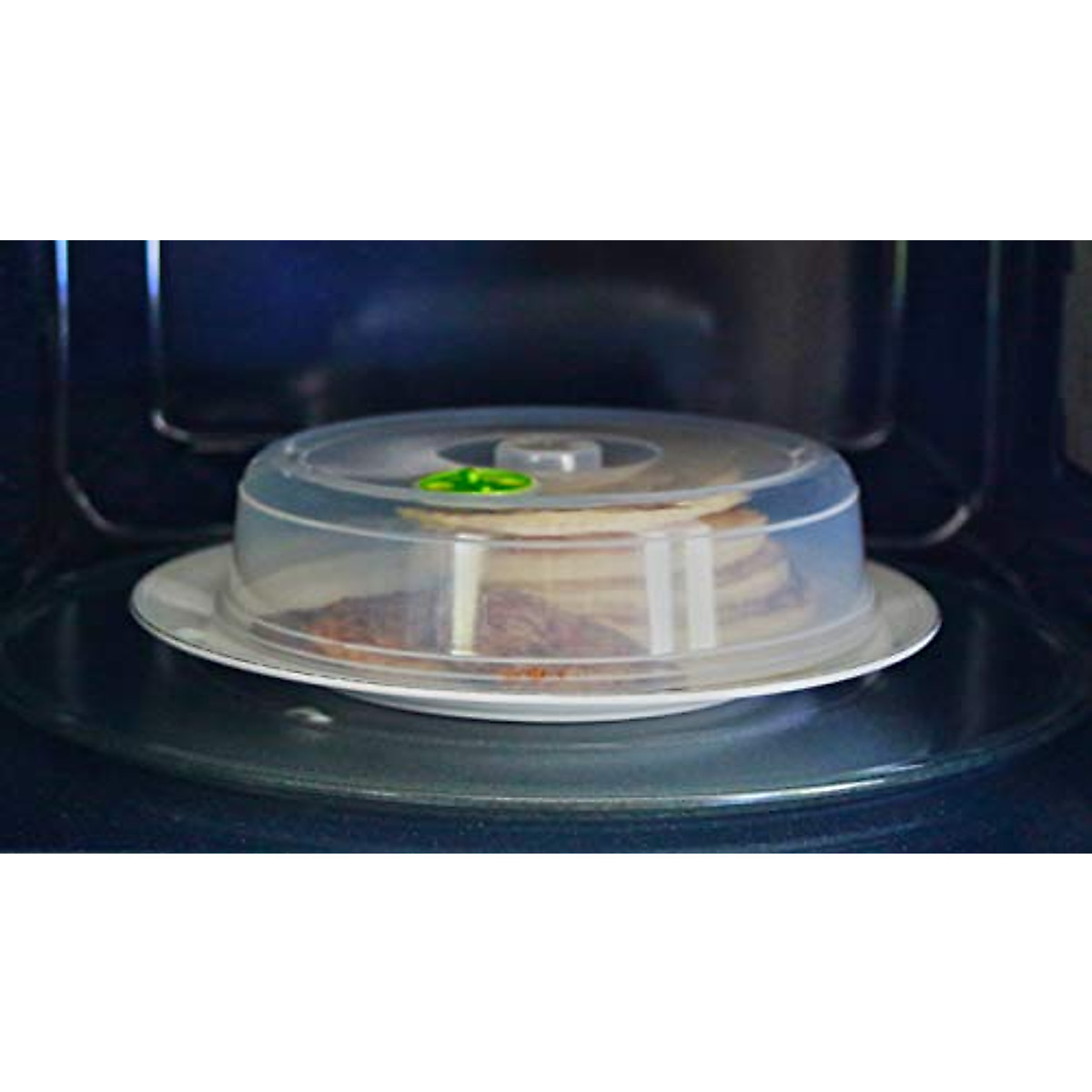 Simply Served Variety Pack Steam Vents Microwave Splatter Covers, Clear