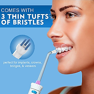Plaque Seeker Replacement Tips for Waterpik Water Flosser and Other Brand Oral Irrigator 4 Packs
