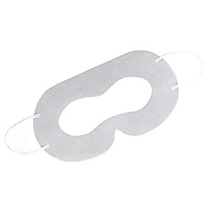 YinQin 100 PCS Universal Disposable VR Mask Sanitary VR Eye Cover Mask for VR, VR Eye Mask Cover, Disposable VR Face Mask VR Mask Sanitary (White)