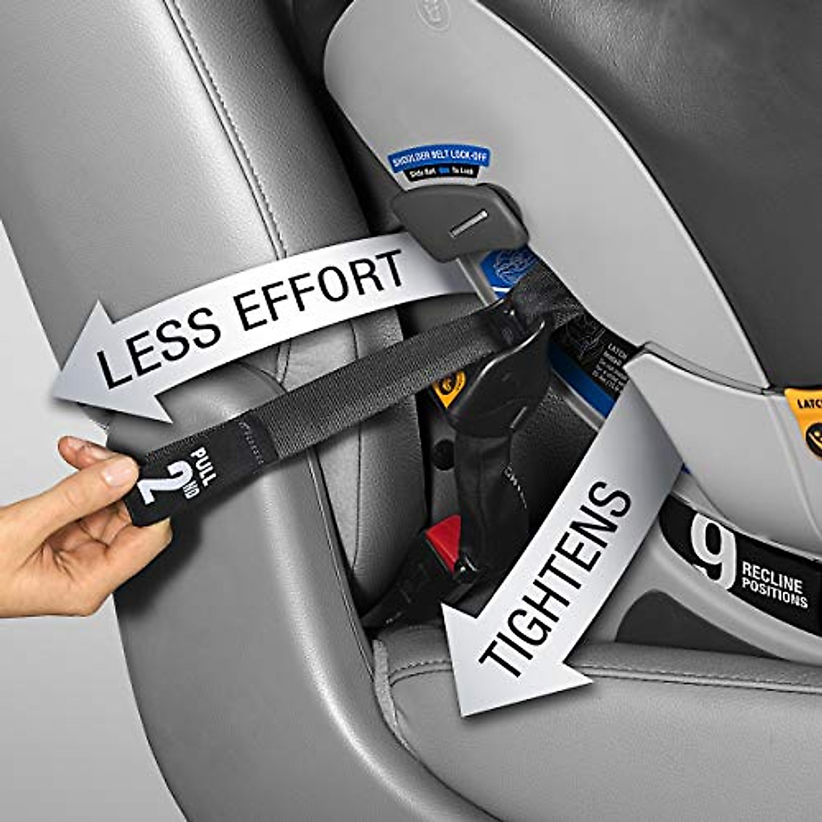 Chicco NextFit Zip Convertible Car Seat | Rear-Facing Seat for Infants 12-40 lbs. | Forward-Facing Toddler Car Seat 25-65 lbs. | Baby Travel Gear | Carbon