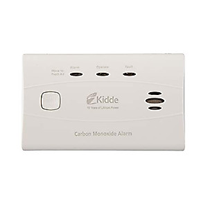 Kidde Worry-Free Carbon Monoxide Detector Alarm with 10 Year Sealed Battery | Model C3010