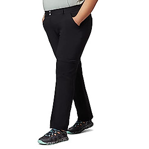 Columbia Women's Standard Saturday Trail II Convertible Pant, Black, 12 Regular