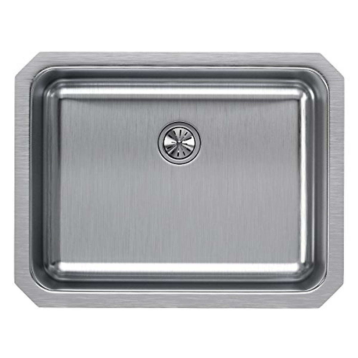 Elkay ELUH2115PD Lustertone Classic Single Bowl Undermount Stainless Steel Sink with Perfect Drain