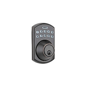 LockState OE-550DB-683 Residential WiFi Deadbolt in Tuscany Bronze