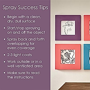 Krylon K02709007 Fusion All-In-One Spray Paint for Indoor/Outdoor Use, Gloss Icy Grape Purple, 12 Ounce (Pack of 2)