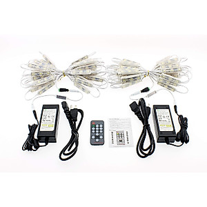 Crystal Vision CVT3SW3K-KIT50 LED Storefront Window Kit/Plug & Play Samsung LED Bulb Made in Korea 50 ft, White