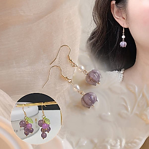 iminoo Earring Hooks,Hypoallergenic Earring Hooks Kit Included Fish Earring Hooks, Jump Rings for DIY Jewelry Making Supplies Accessories