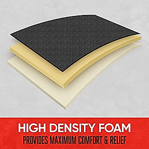 Motor Trend Seat Covers for Cars Trucks SUV, Faux Leather 2-Pack Black Padded with Storage Pockets, Premium Interior Car Seat Cover