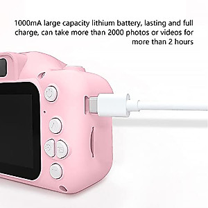 HD Camera for Children's Photography and Video Recording, Front and Rear Dual 4000W Pixe-l HD Camera, Children's Camera Mini Children's Gift Camera