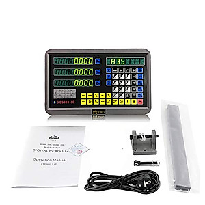 2/3 Axis Digital Readout and TTL Precision Linear Glass Scale DRO Encoder for Milling Lathe,Note: Display and Scales Sold Separately,pls Select the Size options!(3 Axis Digital Readout Display ONLY)