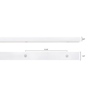 Hatsbi UHMW Crosscut Sled For Table Saw Sled Miter Bars 3/4" X 3/8" X 36" -Predrilled holes and 20 screws included For Jigs Fixtures or Miter Slots (size 3/4"x3/8") 2 UHMW Bars