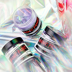 MANIC PANIC Virgin Snow Blonde Toner - Semi Permanent Hair Dye - For Light Blonde Hair Or Bleached Hair - Removes Brassiness (4oz)