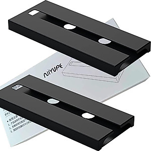 2 Pack Wine Glass Holder Under Shelf or Cabinet Punch-free Wine Glass Rack Plastic Stemware Rack Glassware Drying Storage Hanger for Kitchen,Bar and Restaurant (Black)