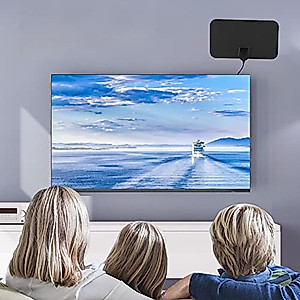 Zopsc 2Pcs Digital HDTV Antennas Mini High Definition TV Antenna HD Indoor Amplified High Definition 4K HDTV Digital TV Television Antenna