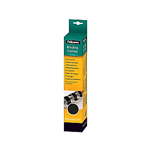 Fellowes "Fellowes 52327, Plastic Combs - Round Back, 100 pack, Black, "5/8"",120 sheet capacity"