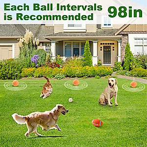 12 Pack Cat and Dog Repellent Balls - Natural Peppermint Oil Cat Deterrent for Indoor/Outdoor Use, Keeps Stray Cats Digging Dogs Away from Yard, Lawn, Garden, and Furniture - Safe for Pets and Family