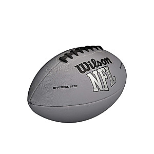 Wilson NFL MVP Football - Official Size, Grey