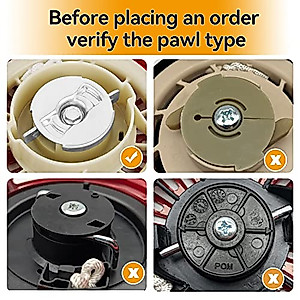 SOFO Pull Starter Assembly for 212 Predator Engine - for Honda GX160 GX200 5.5 6.5HP Champion Generator Coleman Ct200u Parts Pull Cord Replacement 3000 3500w Predator 212 Recoil212cc Go Kart (Red)