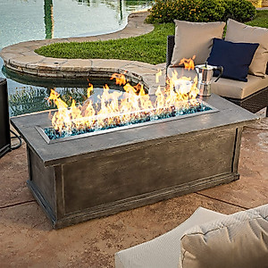 Stanbroil 36" x 6" Drop-in Fire Pit Pan with Jet Burner, Upgraded Stainless Steel Fire Table Pan for Higher Flame, 65k BTU Max, Linear