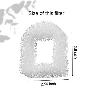 12 Pack Cat Water Fountain Foam Filters, Compatible with Multiple Pet Fountain Dispenser Sponge Filters