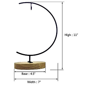 YY YEARCHY Awesomes Ornament Display Stand Metal Air Plant Flower Pot Holder for Hanging Glass Globe Ball
