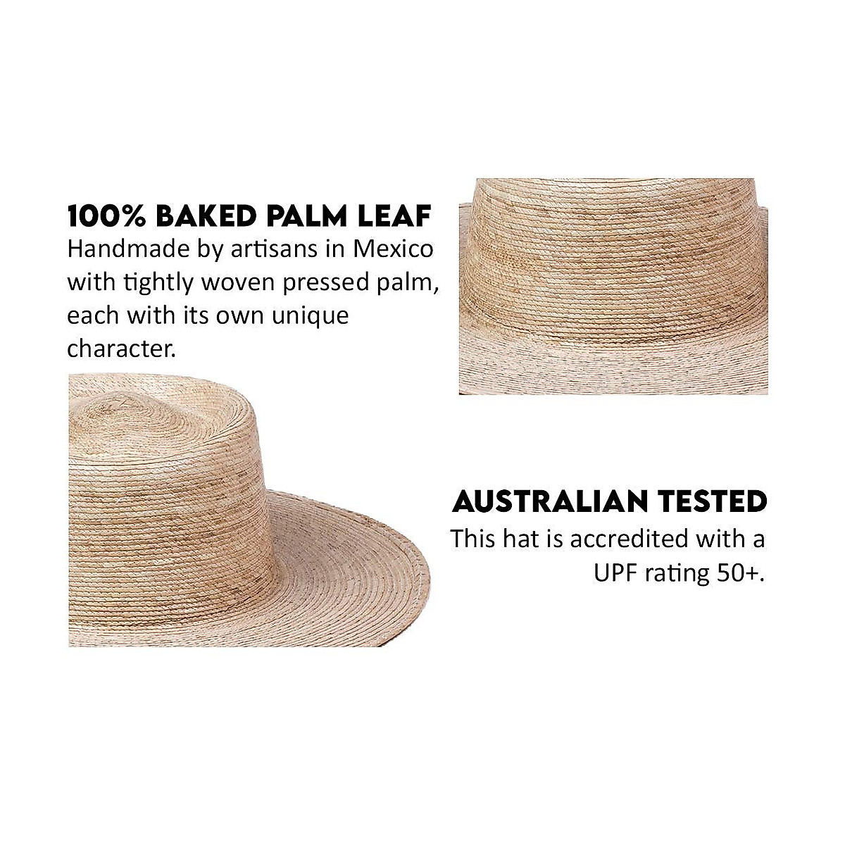 Lack of Color Women's Palma Boater (Natural, Small/Medium)