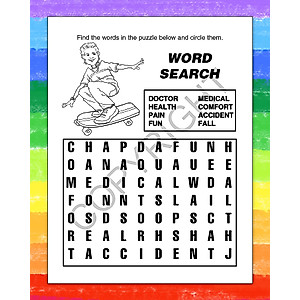 ZOCO - A Visit to The Chiropractor's Office - Educational Coloring Books (25 Bulk Pack, Without Crayons) - Chiropractor Supplies - Activities for Kids