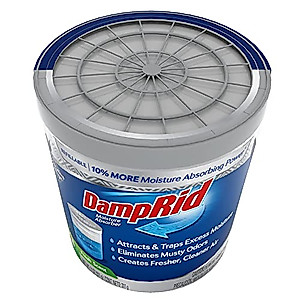 DampRid Refillable Moisture Absorber, 11 oz., 6-Pack – Fresh Scent Moisture Absorbers, 10% More Absorbing Power*, Eliminates Musty Odors for Fresher, Cleaner Air