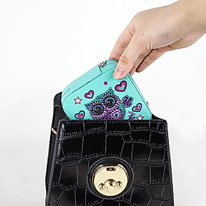 JANKOW DIY Owl Diamond Art Jewelry Box, Diamond Painting Small Jewelry Box, Owl Jewelry Box for Women, for Ring, Pendant, Earring, Necklace, Bracelet (Light Green)