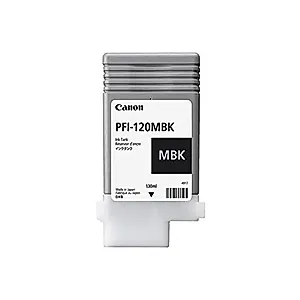 Canon PFI-120MBK Pigment Matte Black Ink Tank 130ml in Retail Packaging