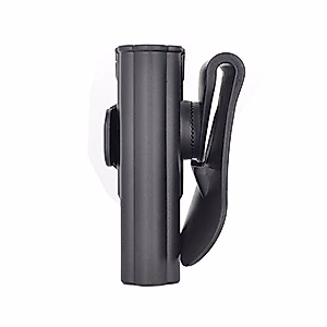 Bedone G19 Holster, OWB Paddle Holster fits Glock 19 19X 23 44 45 Gen 1 2 3 4, Outside Waistband Holster, Open Carry Tactical Gun Holster, Adjustable Cant & Fast Release - Right Handed