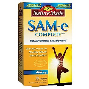Nature's Made Sam-e Complete 400-mg 36 Tablets (2 Pack)