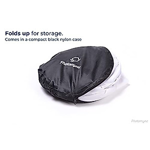 Photomyne Professional Photo Studio Shooting Tent | Photo Light Tent | Photo Light Box | Light Cube Diffusion - White (19X19 inch)
