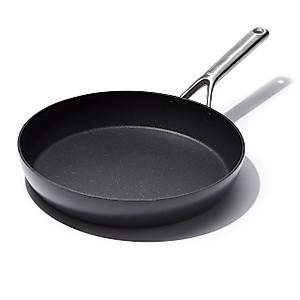 OXO Professional Hard Anodized PFAS-Free Nonstick 12" Frying Pan and 3QT Saute Pan with Lid