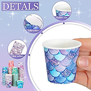 1000 Pcs Bathroom Cups 3 oz Paper Cups Disposable Bathroom Mouthwash Cups Small Cute Paper Cups Disposable Cups for Office, Party, Coffee, Water, Juice, Scale Style (Scale Style)