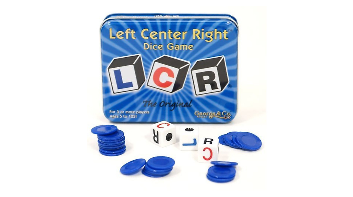 Exciting LCR Left Center Right Dice Game - Brybelly