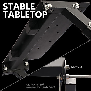 P PBAUTOS Racing Steering Wheel Stand with Upgraded Shifter Holder for Logitech G27 G25 G29 G920 Racing Simulator Wheel Stand without Wheel, Shifter and Pedals