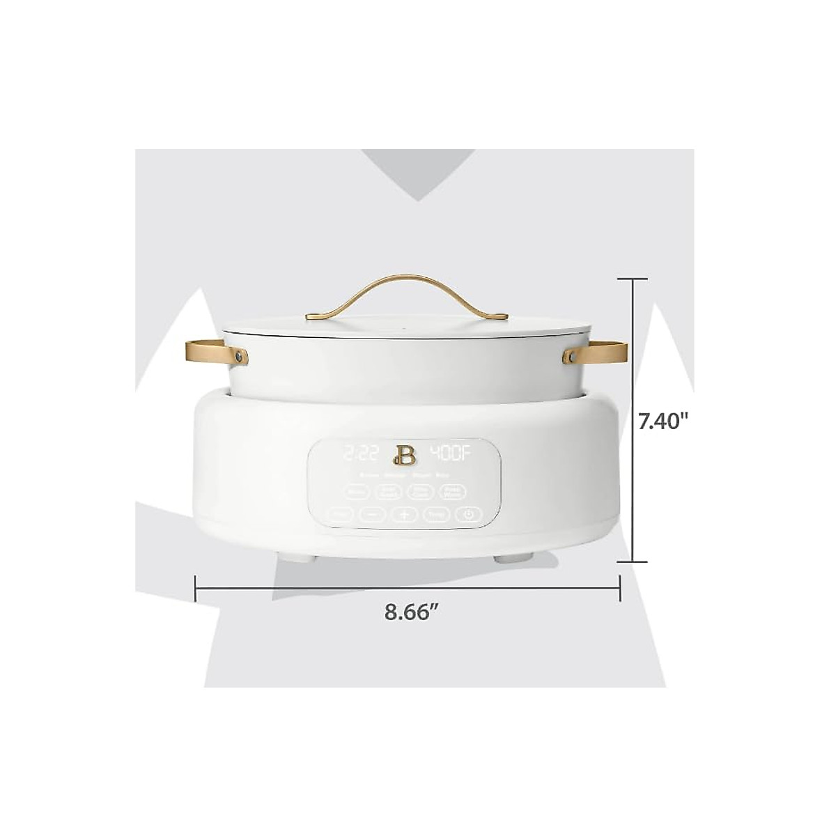 Beautiful 10-in-1 6qt Electric Multi-Cooker by Drew Barrymore 7 Preset Functions, Touch-Activated Digital Display Perfect For Healthy Cooking